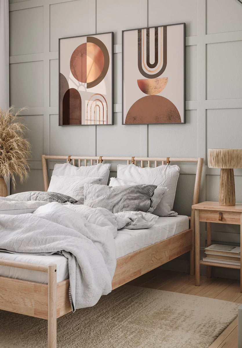 Caramel Nougat Real Rose Gold Set Of 2 Posters 50x70cm – GlamPosters