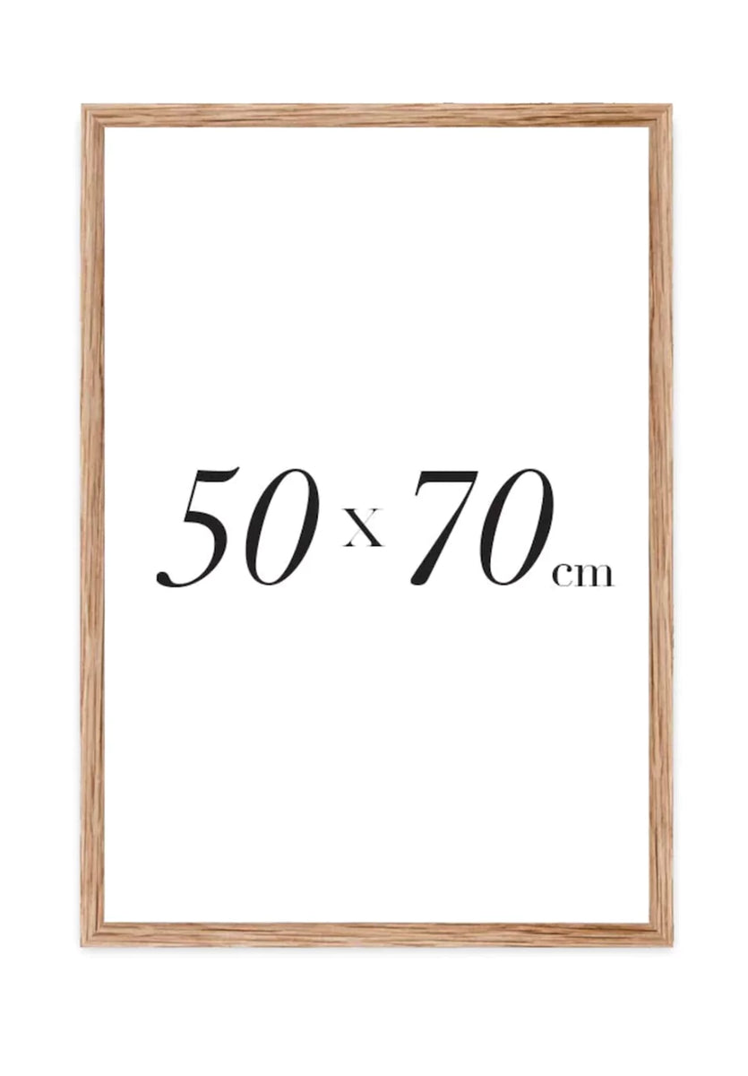Natural Oak Frame 50x70cm – GlamPosters