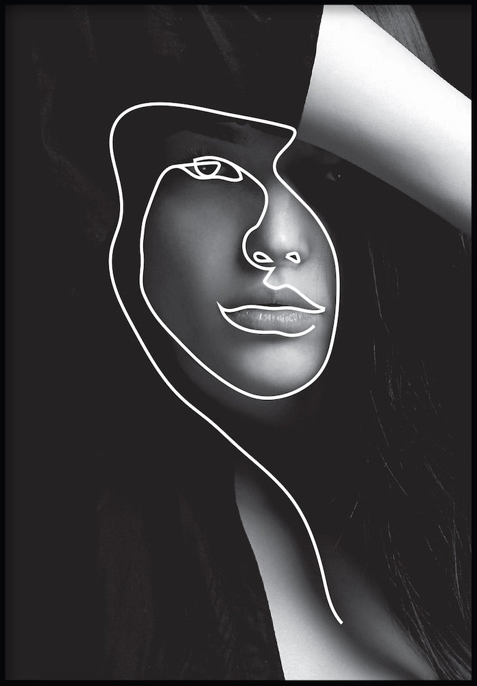 Modern Portrait Poster 50x70cm – GlamPosters