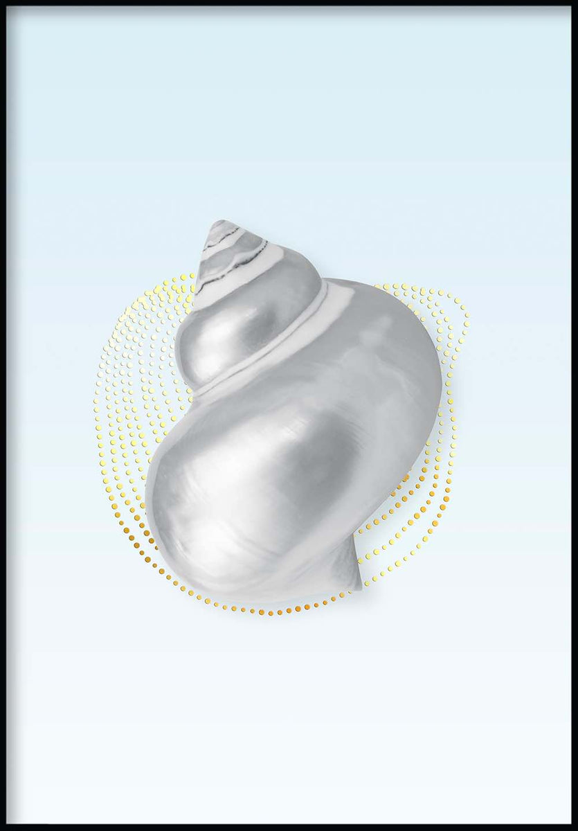 Tulip Shell Real Gold Poster - GlamPosters.com